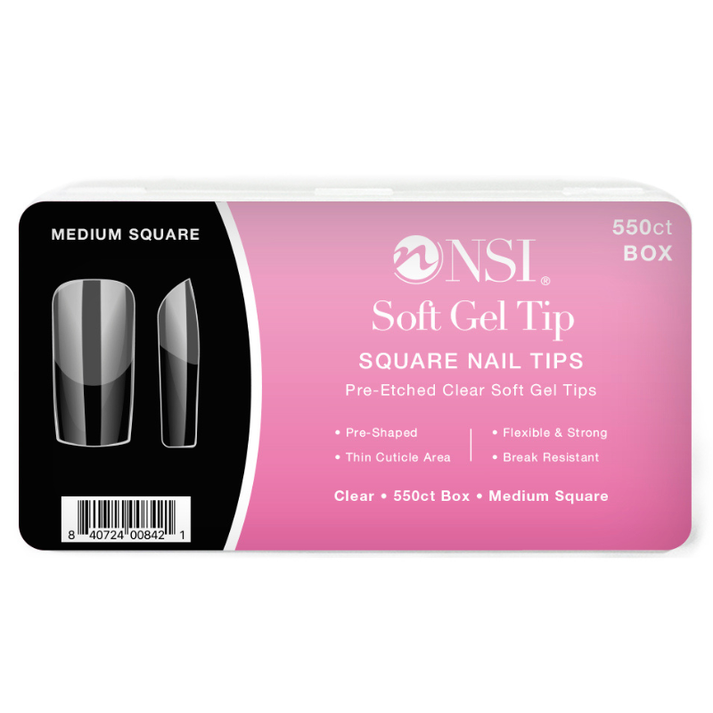 NSI Soft Gel Tips Square – NSI Nails