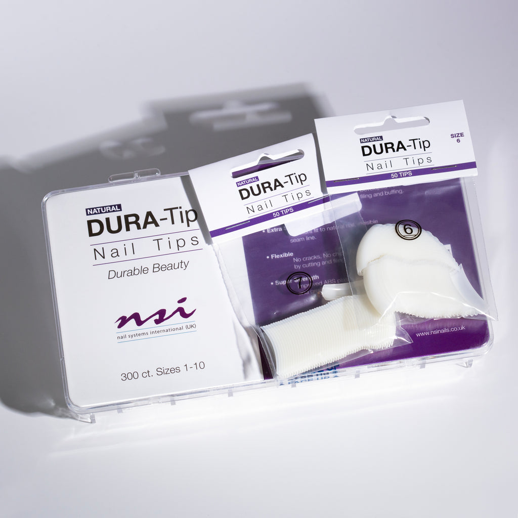DURA-Tips 300ct Box with Free 6 & 7 50 Packs – NSI Nails