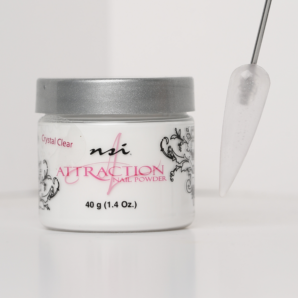 NSI Nails Attraction Crystal Clear Powder 40g