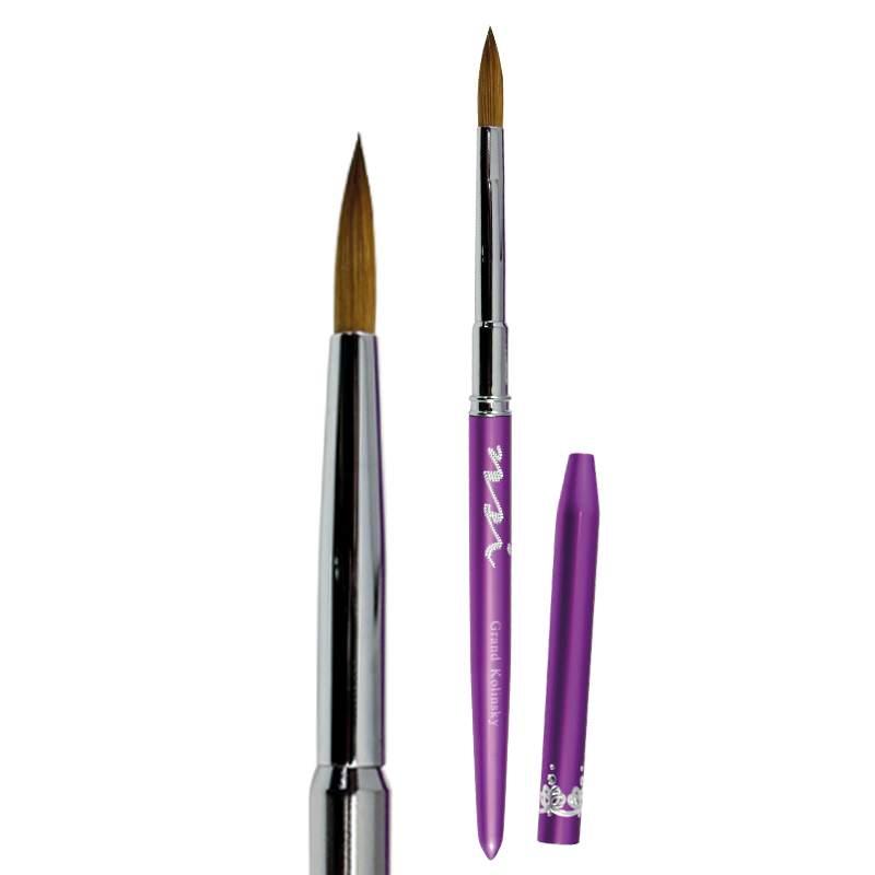 No 8 Grand Kolinsky Brush Purple – NSI Nails